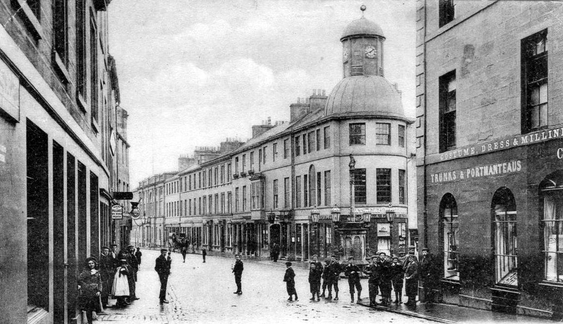 Tour Scotland: Old Photograph Burgh Chambers Cupar Fife Scotland