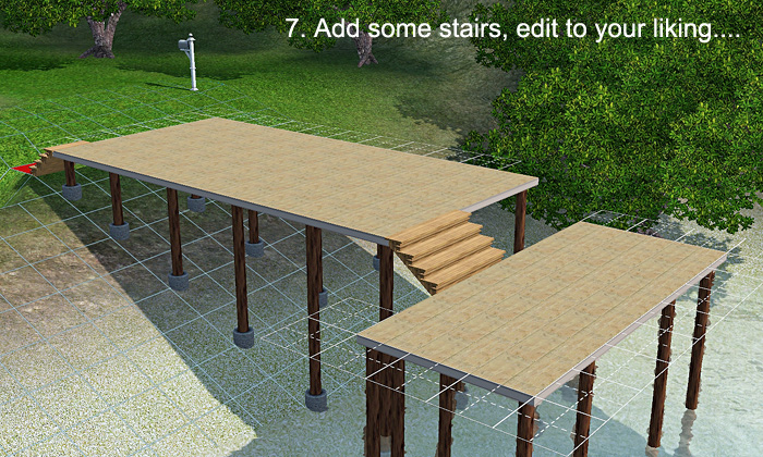 Gelina's Sims 3 Blog: Tutorial: [No Cheats] Building Multi-Level Decks ...