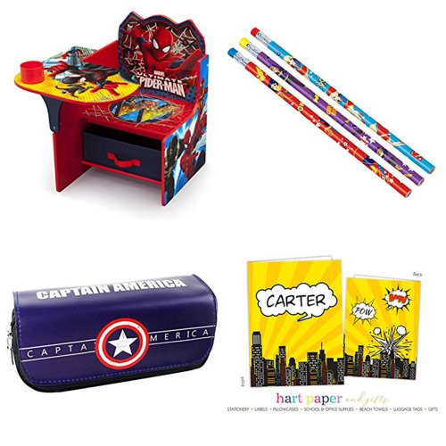 Must Have Superhero Theme School Supplies | School Time Snippets