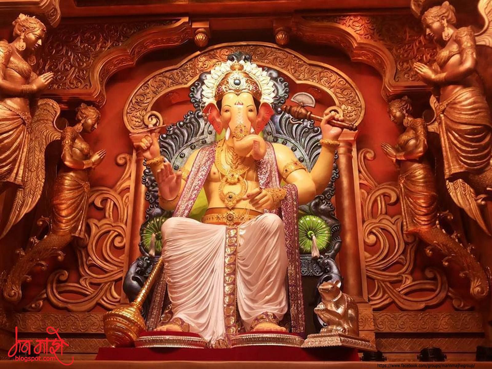 लालबागचा राजा २०१३ मुखदर्शन - Lalbaugcha Raja 2013 - First Look ...