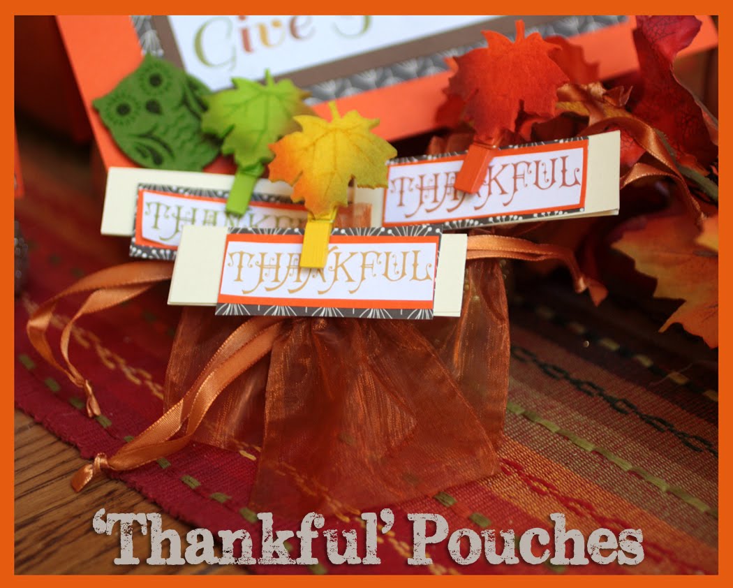 The Impatient Crafter : "Giving Thanks" Thanksgiving Table Decor DIYs