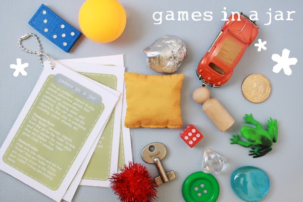Lost Button Studio: Games in a Jar w/ Free Printable