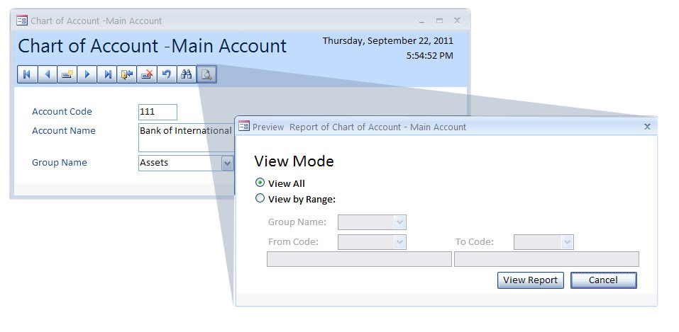 Simple Access Visual Basic Application: Modify the Report Based on Control Setting