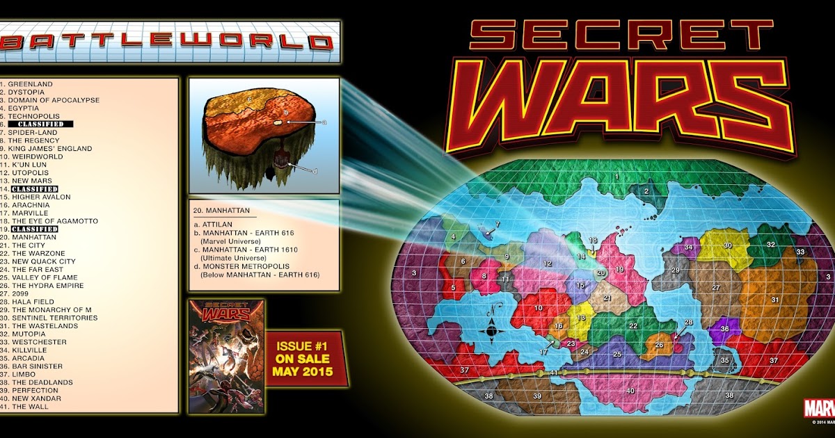 El Rincón Geek: Secret Wars: Battleworld (Completo)