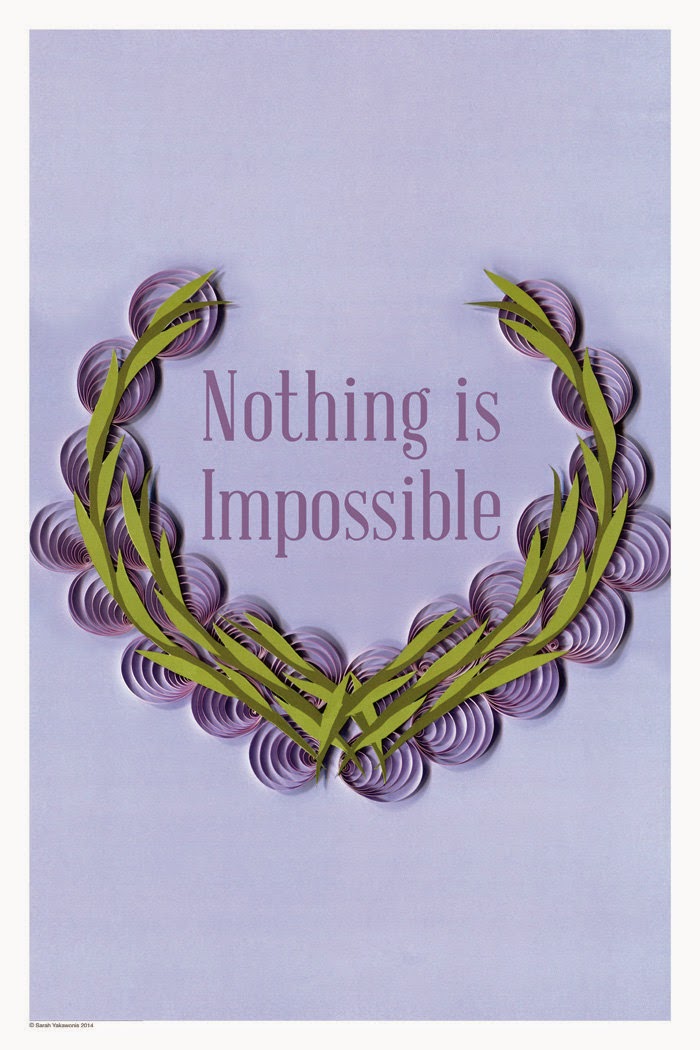 Yakawonis: Spring Flower inspired quilled border