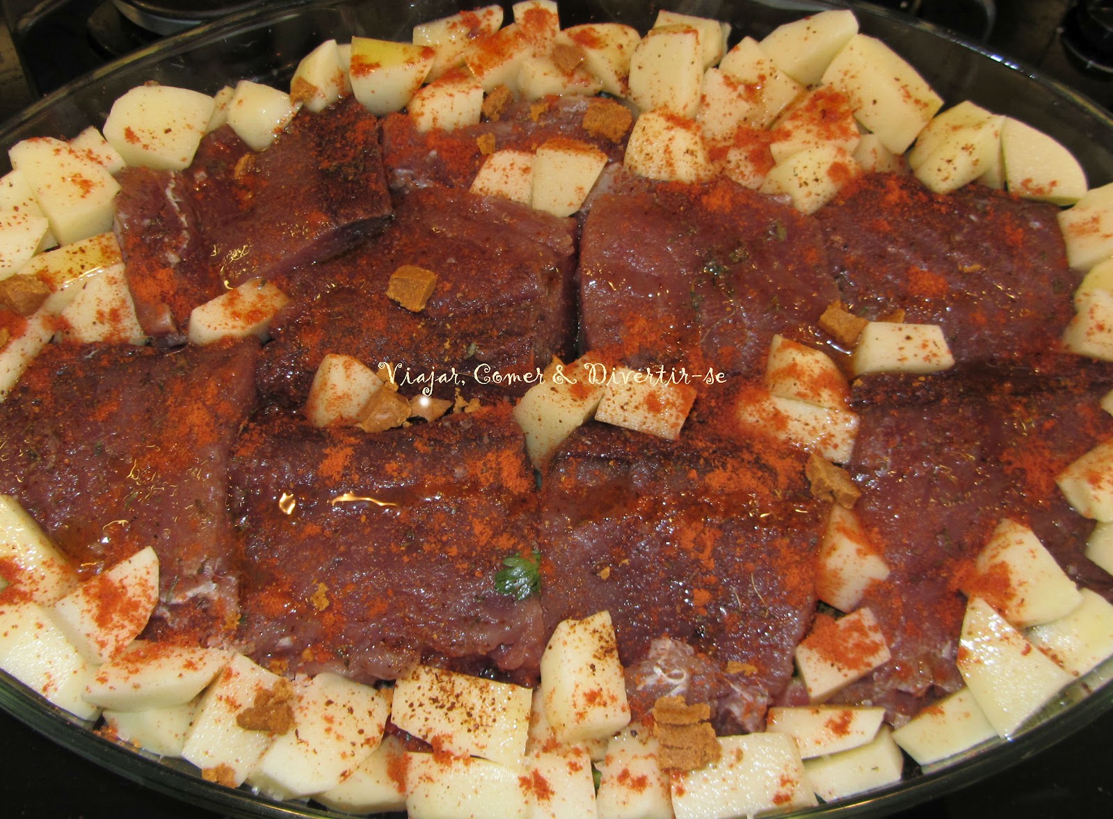 Viajar, Comer & Divertir-se: Atum Fresco Assado no Forno com Batatas Novas