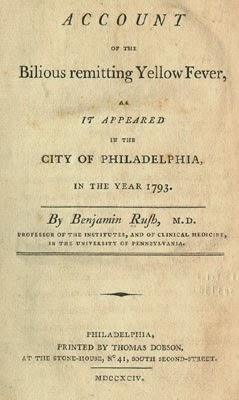 Yellow Fever Casebook: A Short History of Yellow Fever in the US