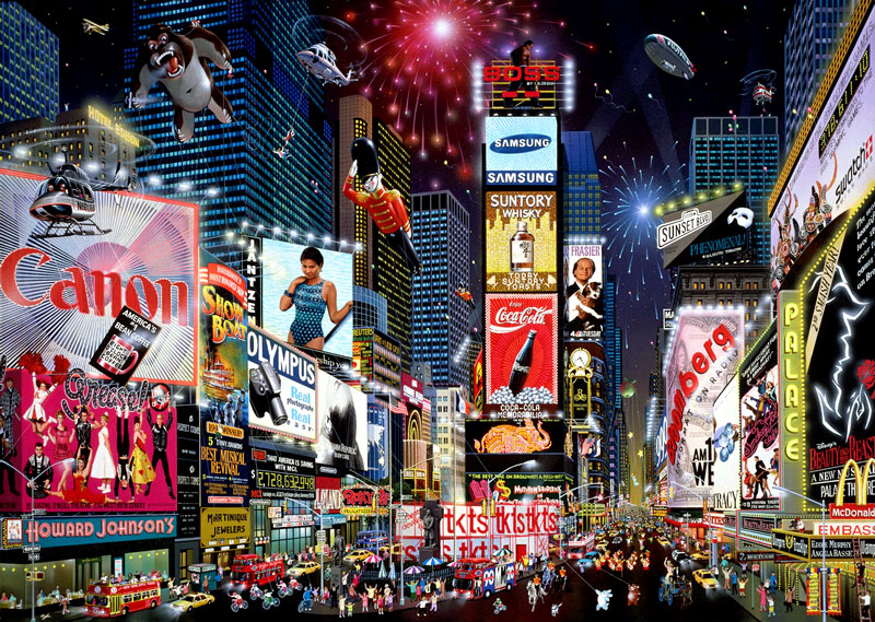Conquer The Big Apple: Time Square