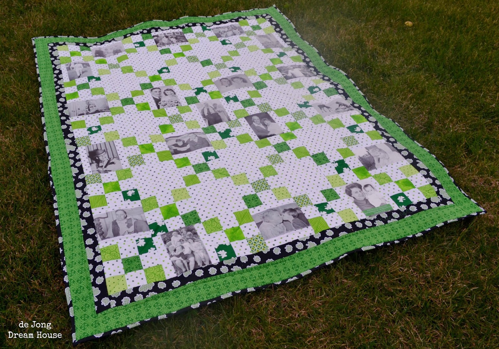 de Jong Dream House: Quilt #9: Irish Chain Memory Quilt