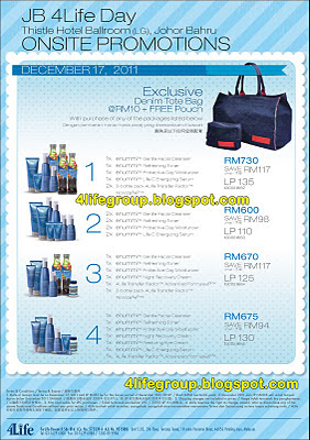 Onsite Promotions at JB 4Life Day - 4Life Transfer Factor Malaysia