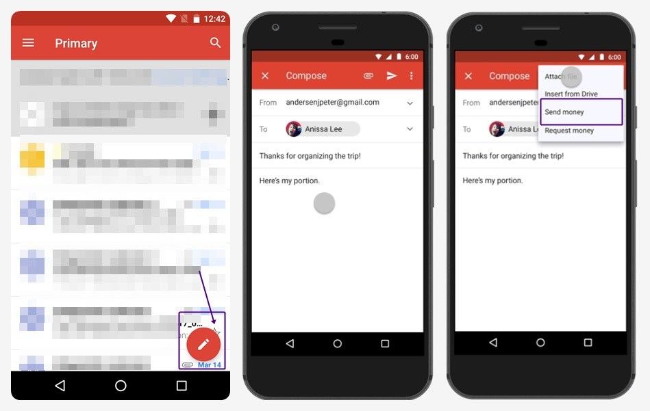 Latest Technology Information: Money Transfer through Gmail for Android ...