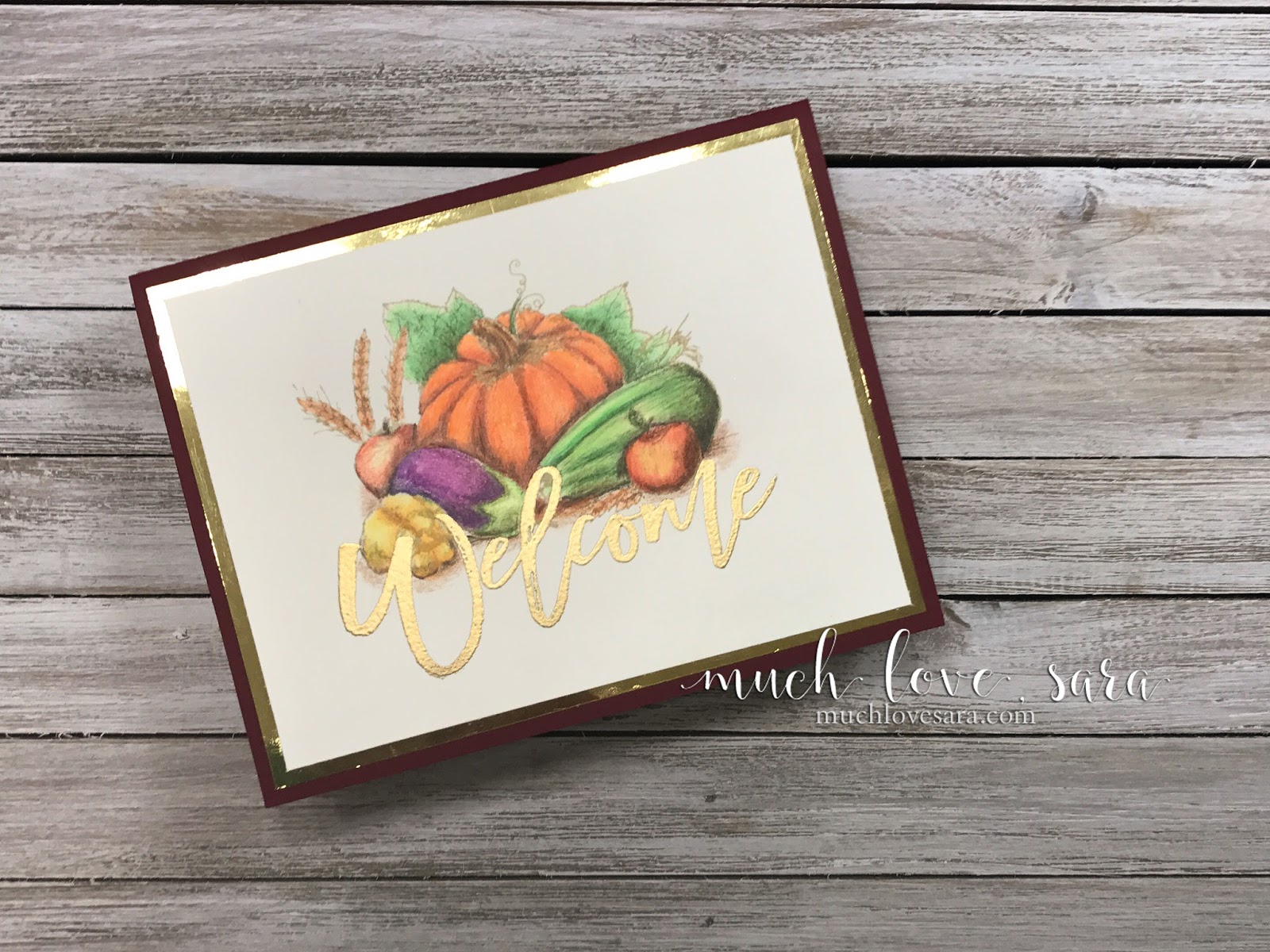 Much love, Sara | Cards & Paper projects made with love: Welcome Autumn