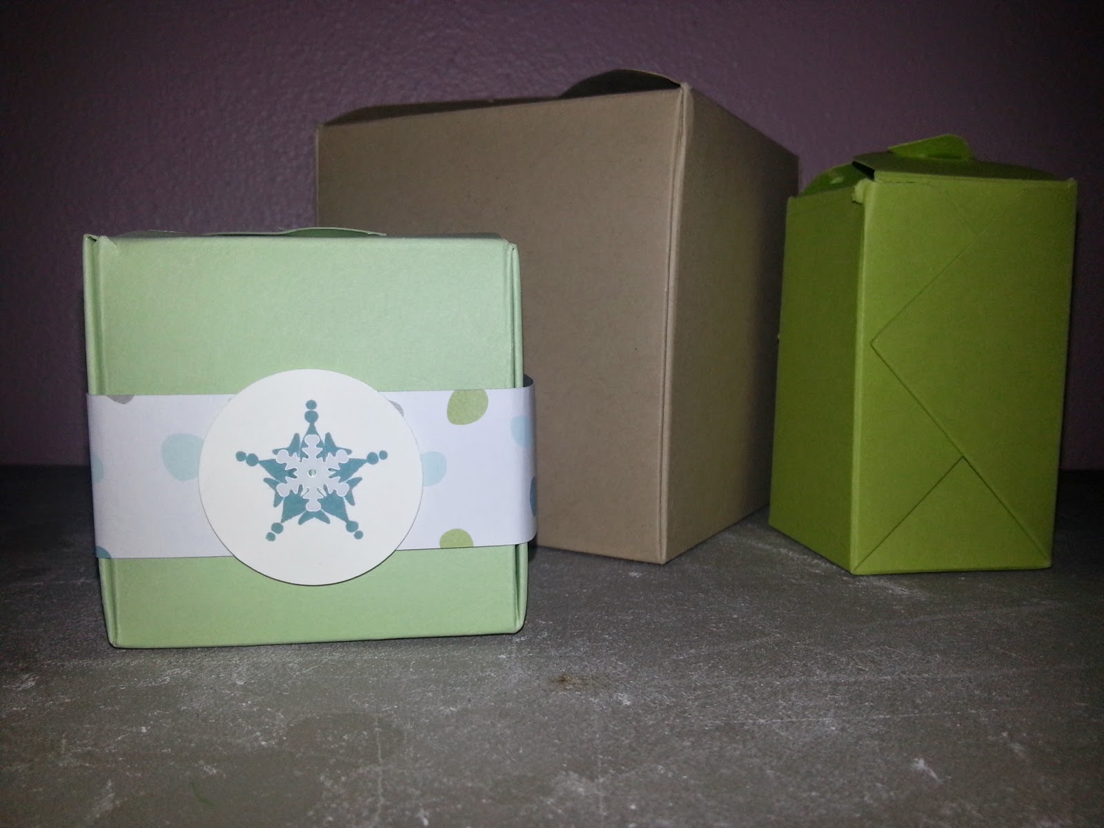 Stamp on This: Gift boxes made with the gift box punch board