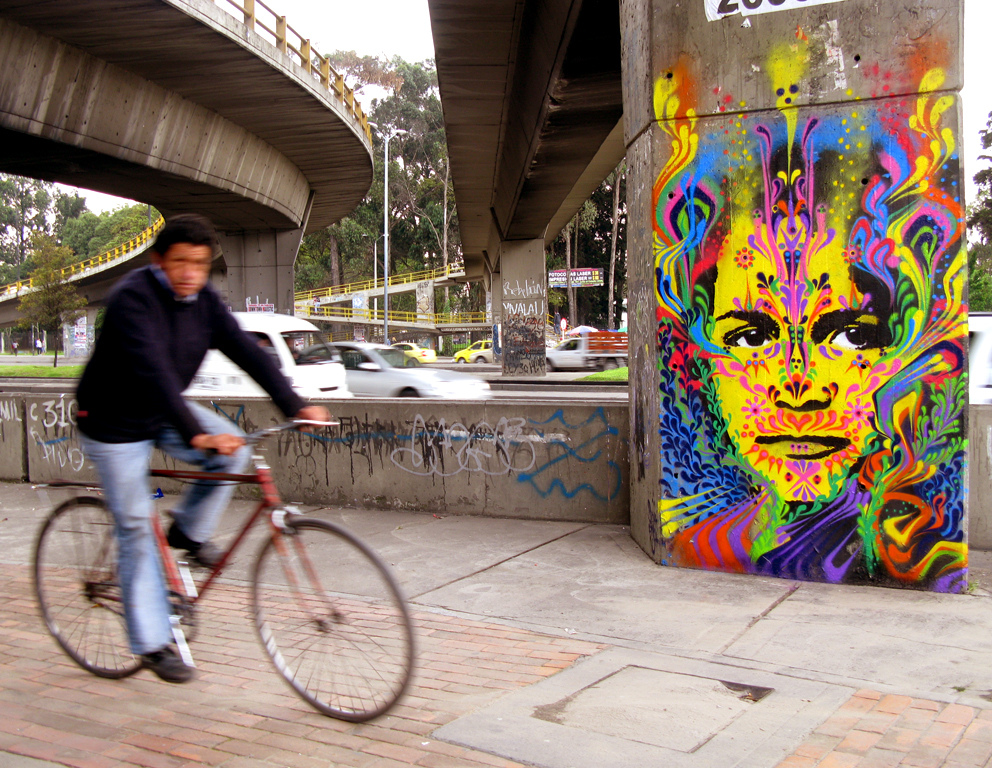 StreetArtNews ES: Nueva pieza de Stinkfish en Bogotá, Colombia
