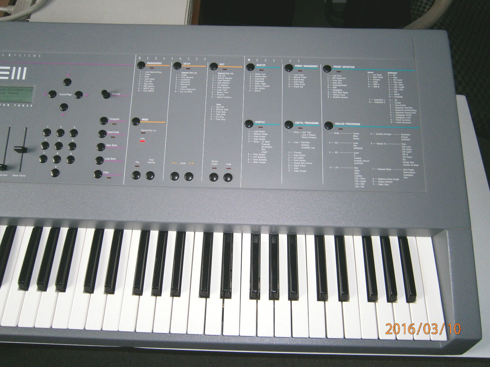 MATRIXSYNTH: E-mu Systems Emulator 3 Sampler/Synthesizer EIII