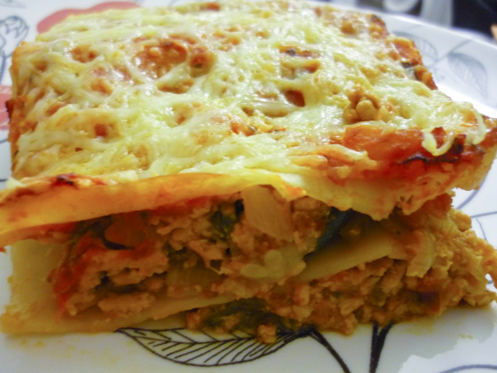 La Bonne Graille: Lasagnes végétariennes : légumes et viande végétale