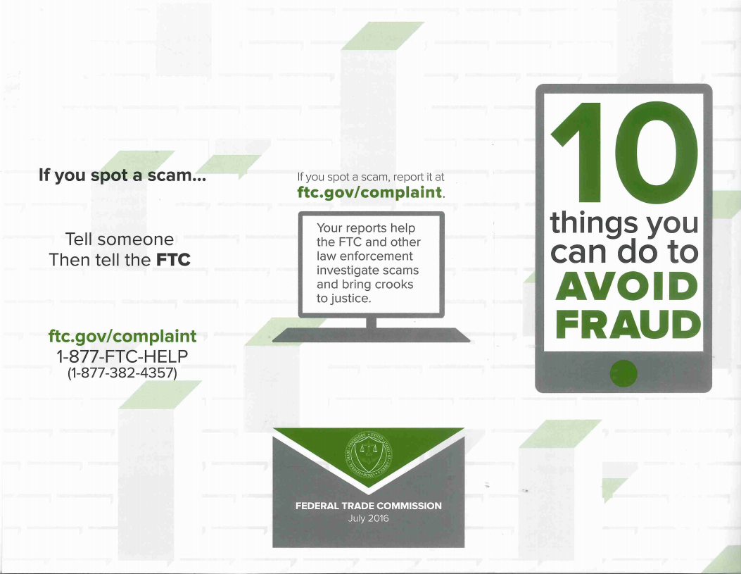 Peabody Council on Aging Resource Library: Federal Trade Commission ...