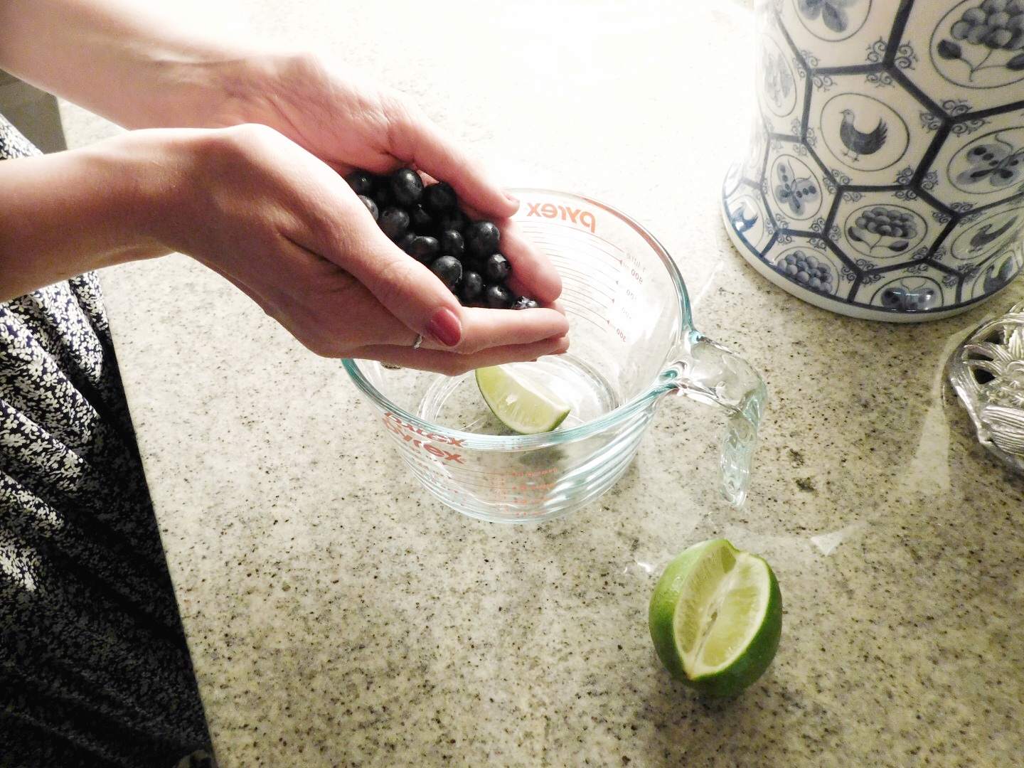 A Touch of Southern Grace : Blueberry Mojito Mocktail With Treo Organic ...