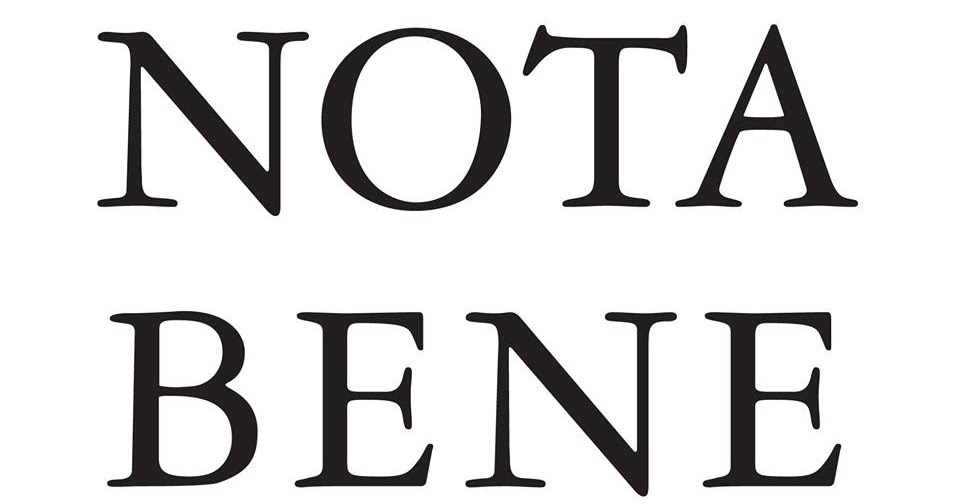 Le Catharose Nomade : NOTA BENE (pour rappel)