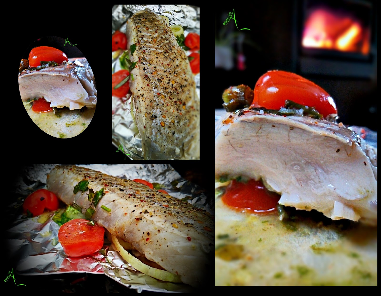 La cuisine de Christine: Filet de lieu noir aux herbes fraîches au barbecue