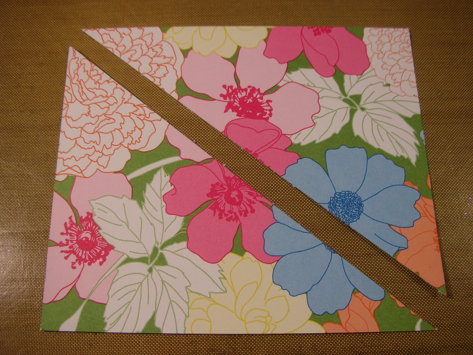 Inking It Up With Cathy: Technique Tuesday - Criss Cross Card....