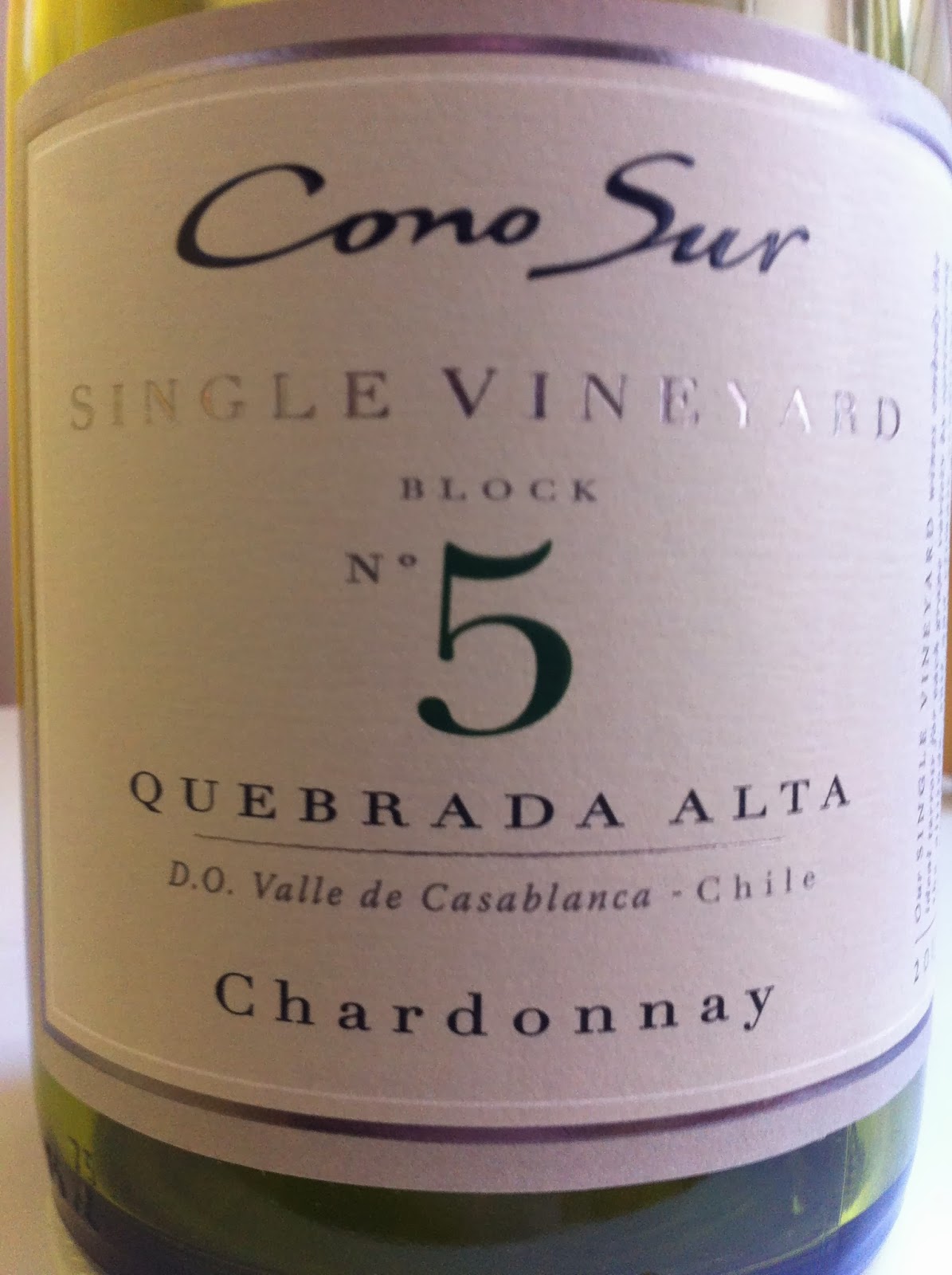 WINE IN SWEDEN: TN : Cono Sur Single Vineyard Chardonnay Block No 5 ...