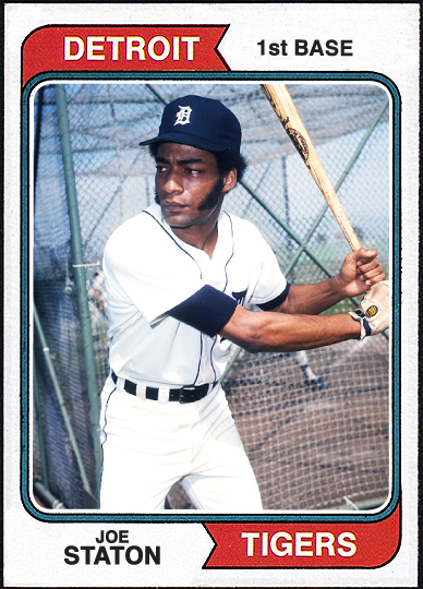 WHEN TOPPS HAD (BASE)BALLS!: NOT REALLY MISSING IN ACTION- 1974 JOE STATON