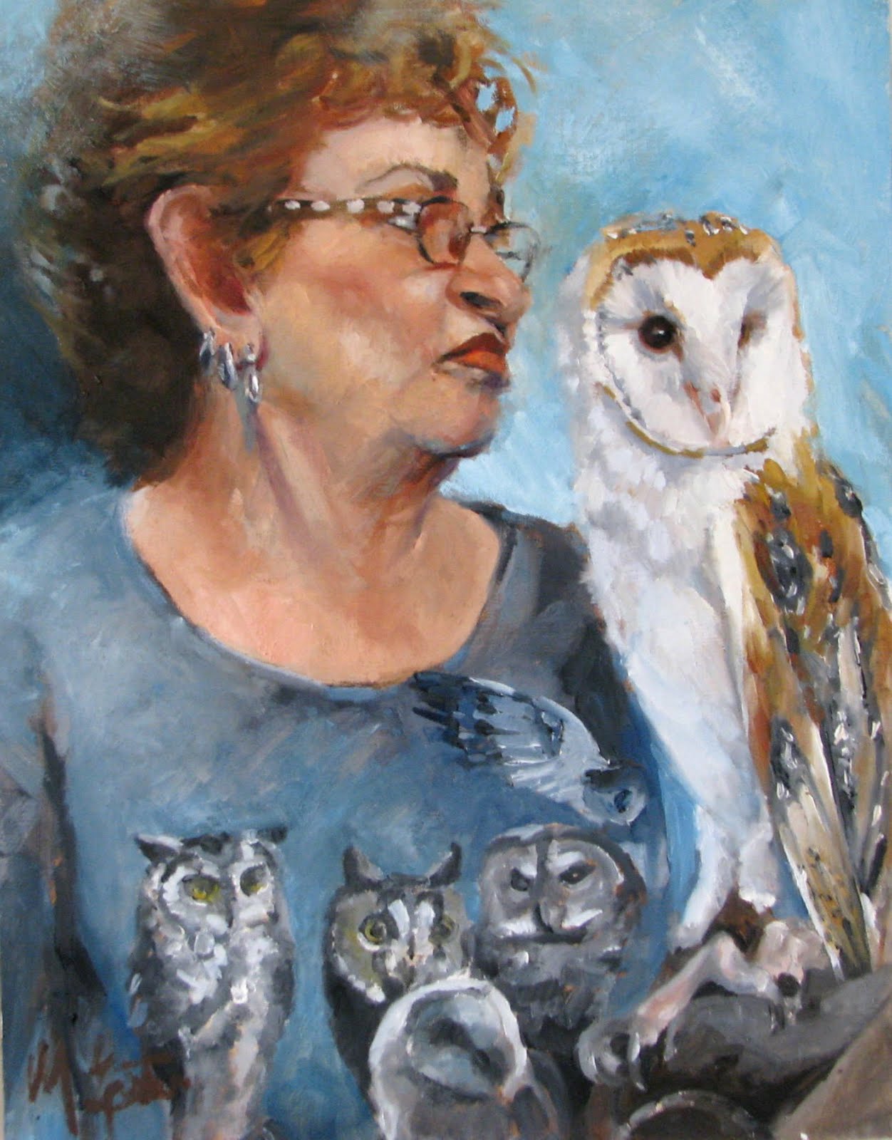 Marla Epstein Artwork: People and Animals a paintng or two