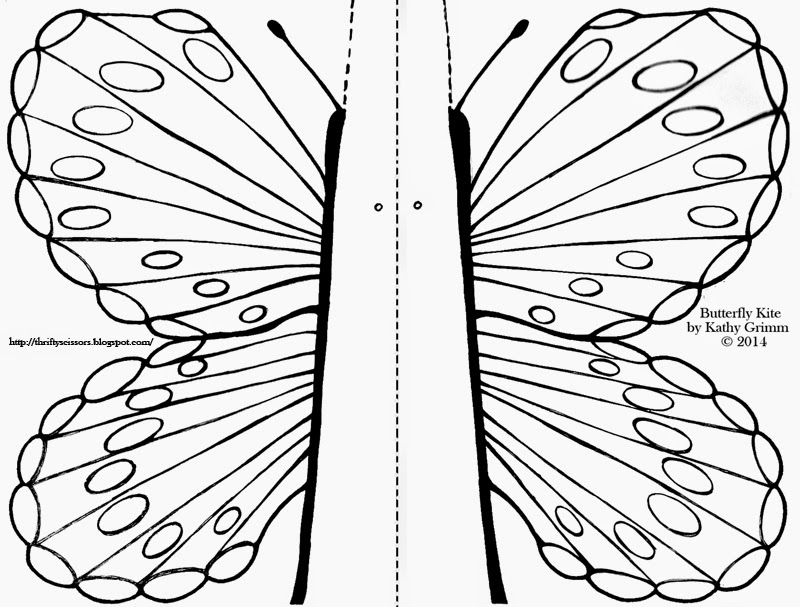 Craft your very own butterfly kite! | Thrifty Scissors