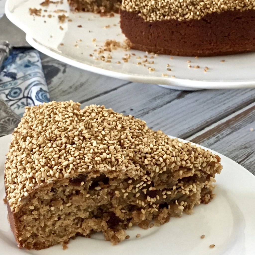 All That's Left Are The Crumbs: Turkish Tahini Cake ~ #TheCakeSliceBakers