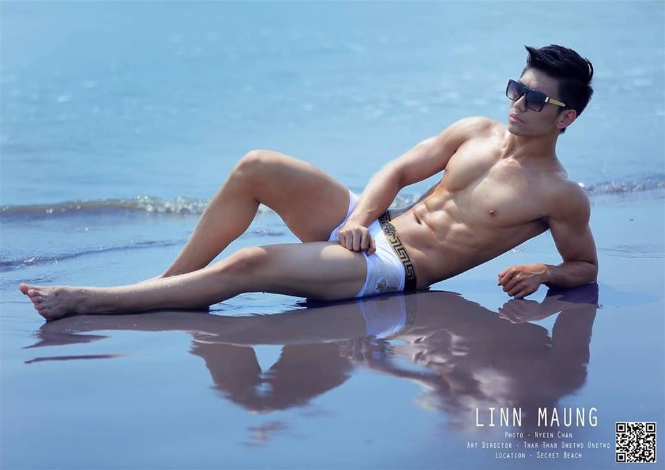 M y a n m a r H u n k s: Sexy Myanmar Model 'Linn Maung' @ Secret Beach