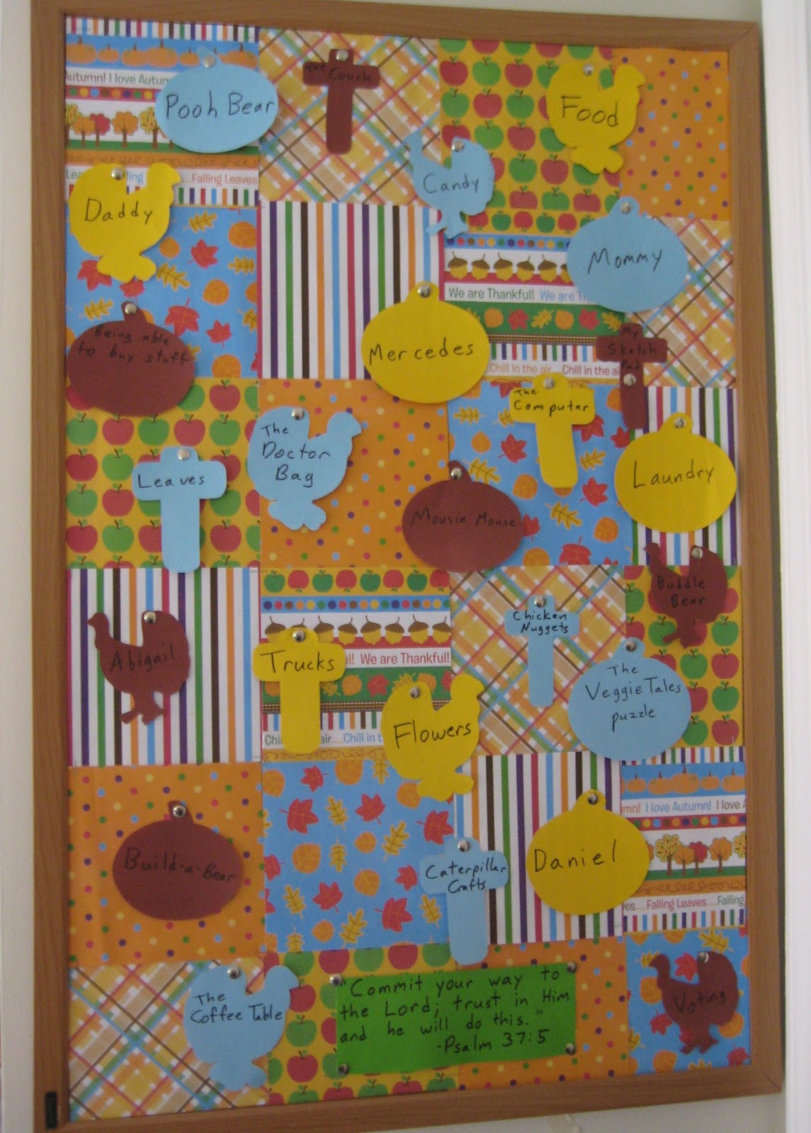 Cook. Teach. Grow.: Thanksgiving Bulletin Board