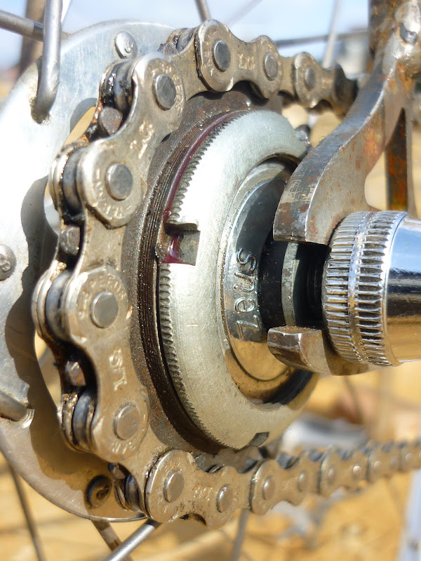 LE TETANOS: LE TETANOS hand made fixed gear rat's bike