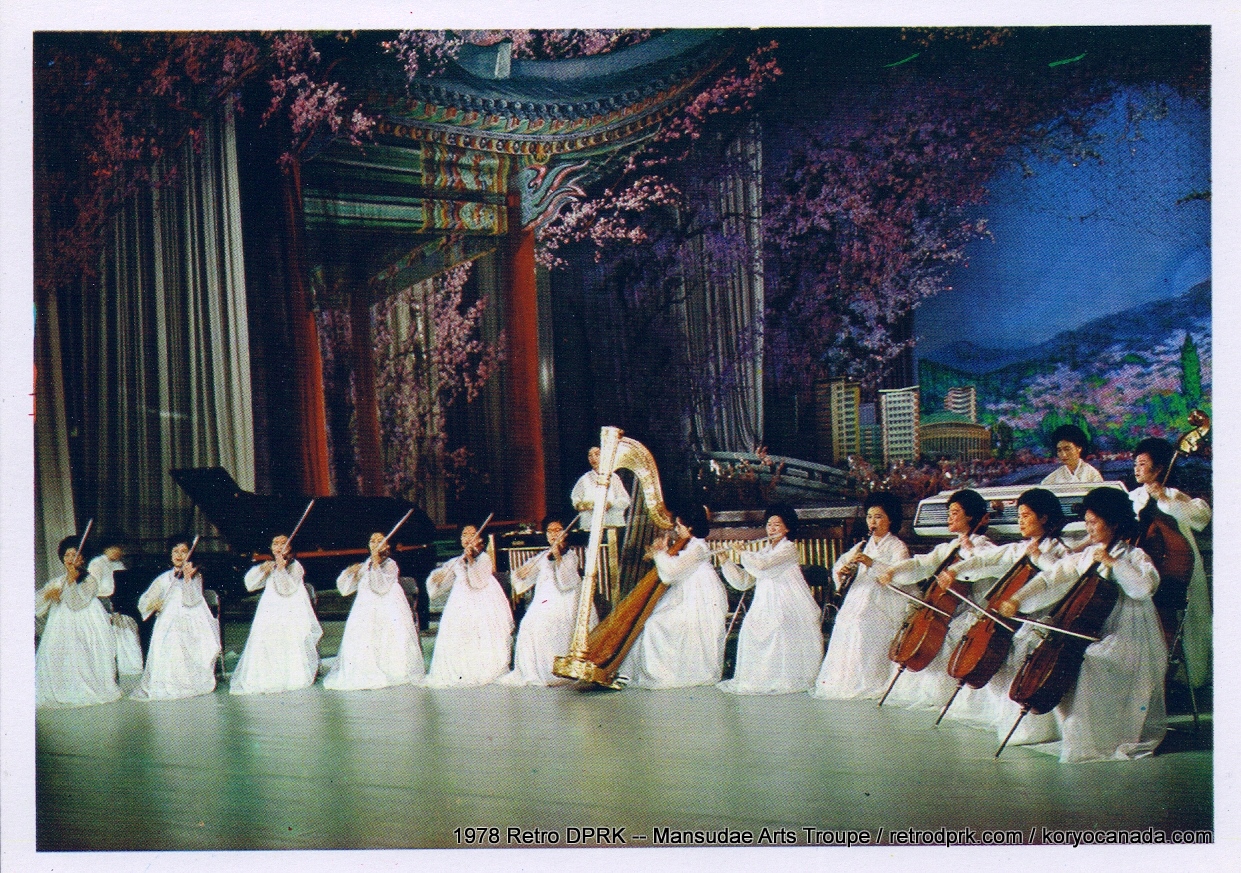 1978 Postcard Set -- Mansudae Arts Troupe