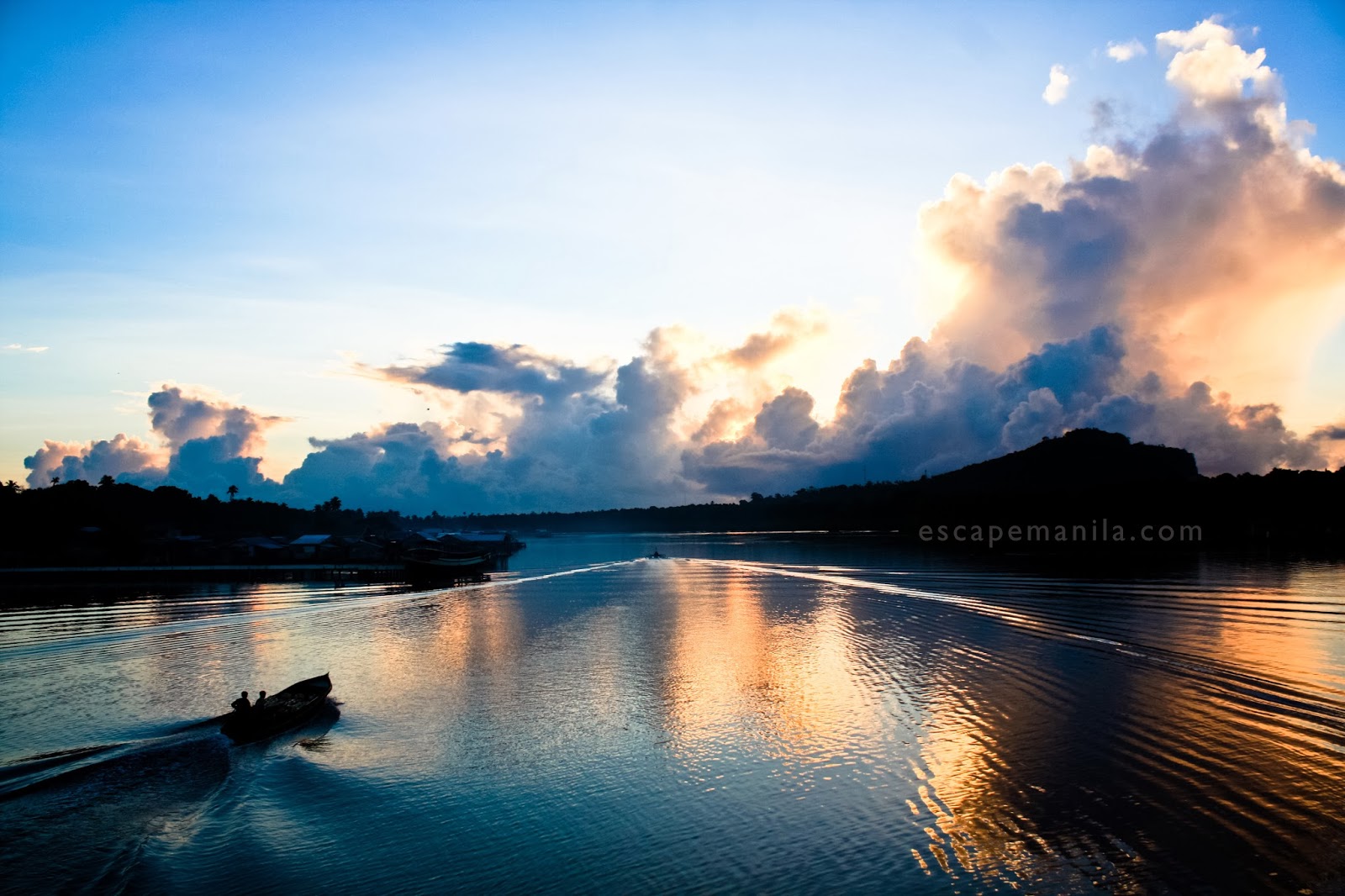 Sunrise at Bongao/Sanga-Sanga Channel in Tawi-Tawi - Escape Manila