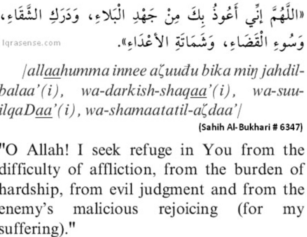 Hadith and Ayahs for war time