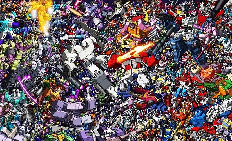 Cybertron and Beyond: 20th Anniversary Transformers Lithograph
