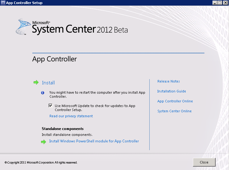 Kevin Greene IT Blog: Installing System Center App Controller 2012