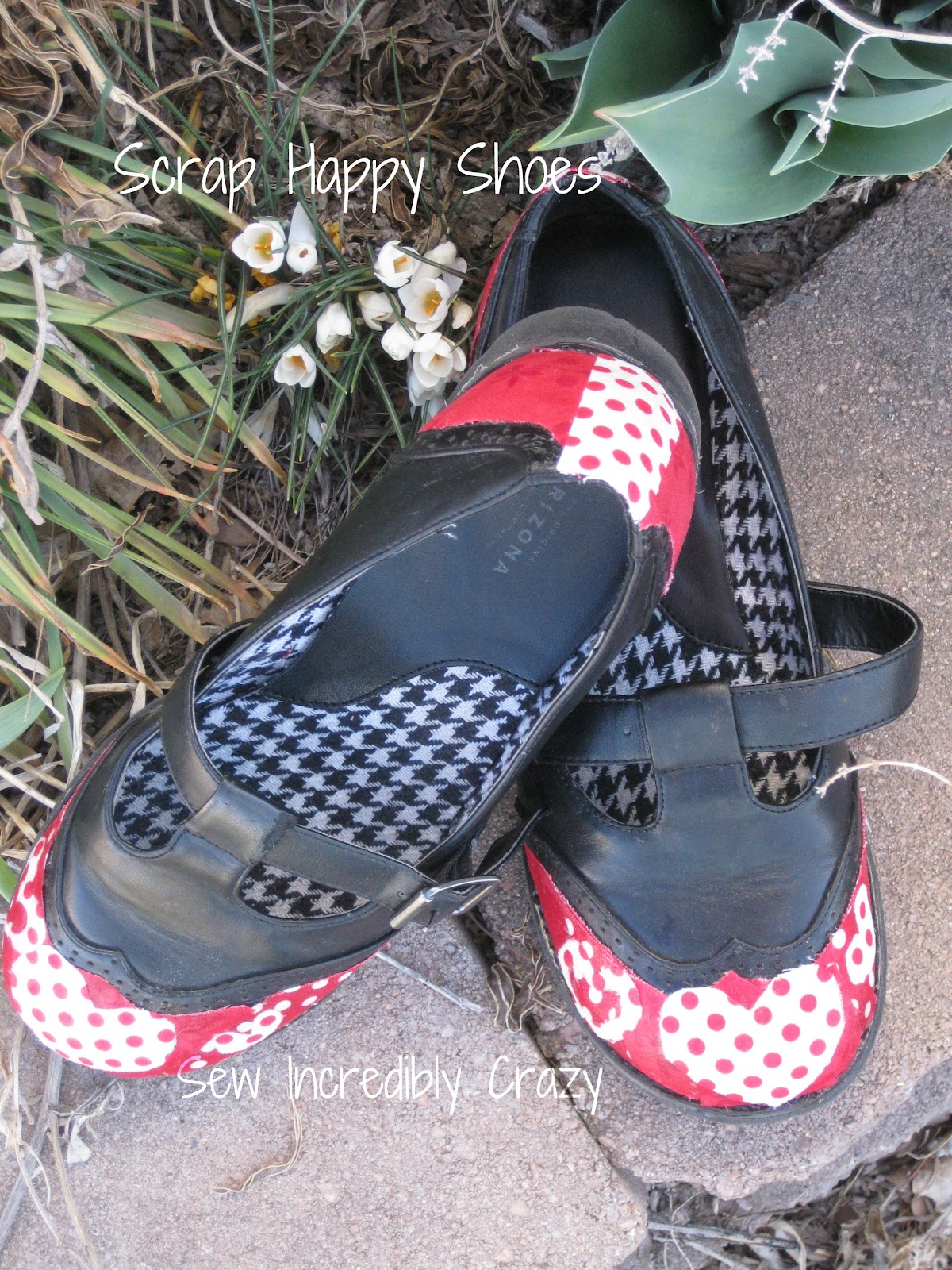 Sew Incredibly Crazy: Scrap Happy Shoes