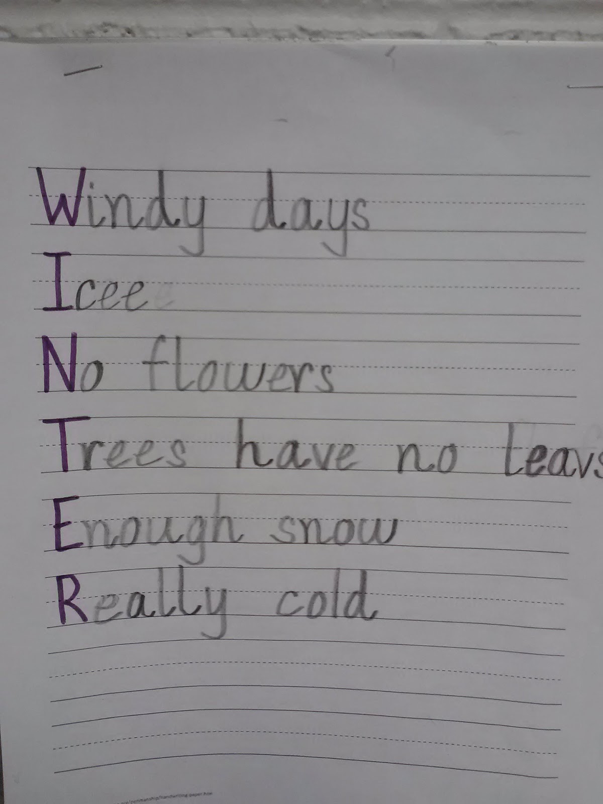 Teaching Little Miracles: Acrostic Poems = Giggles