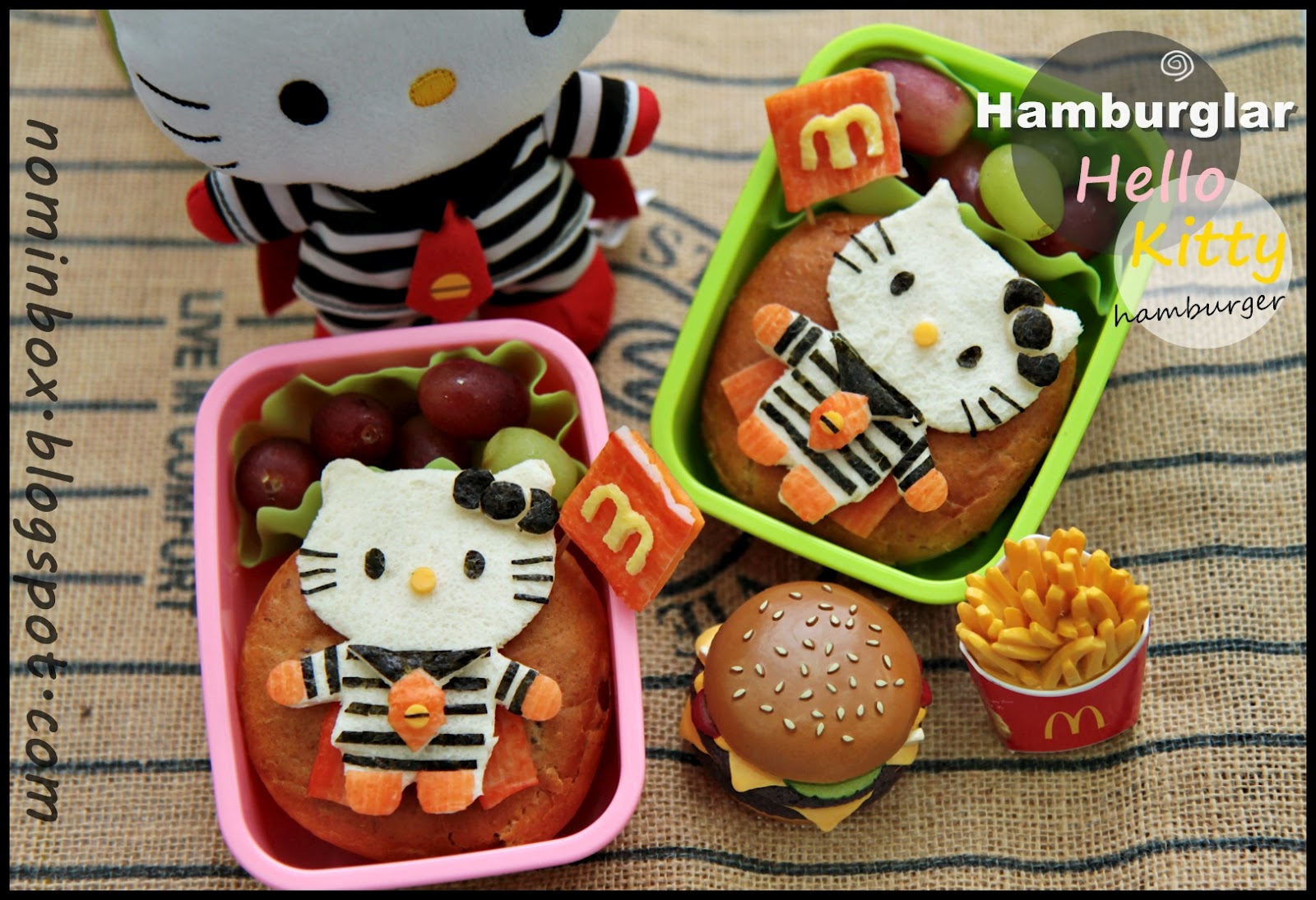 NömNöm in a Box: Nöm #129- Hamburglar Hello Kitty Hamburger (18May-12)