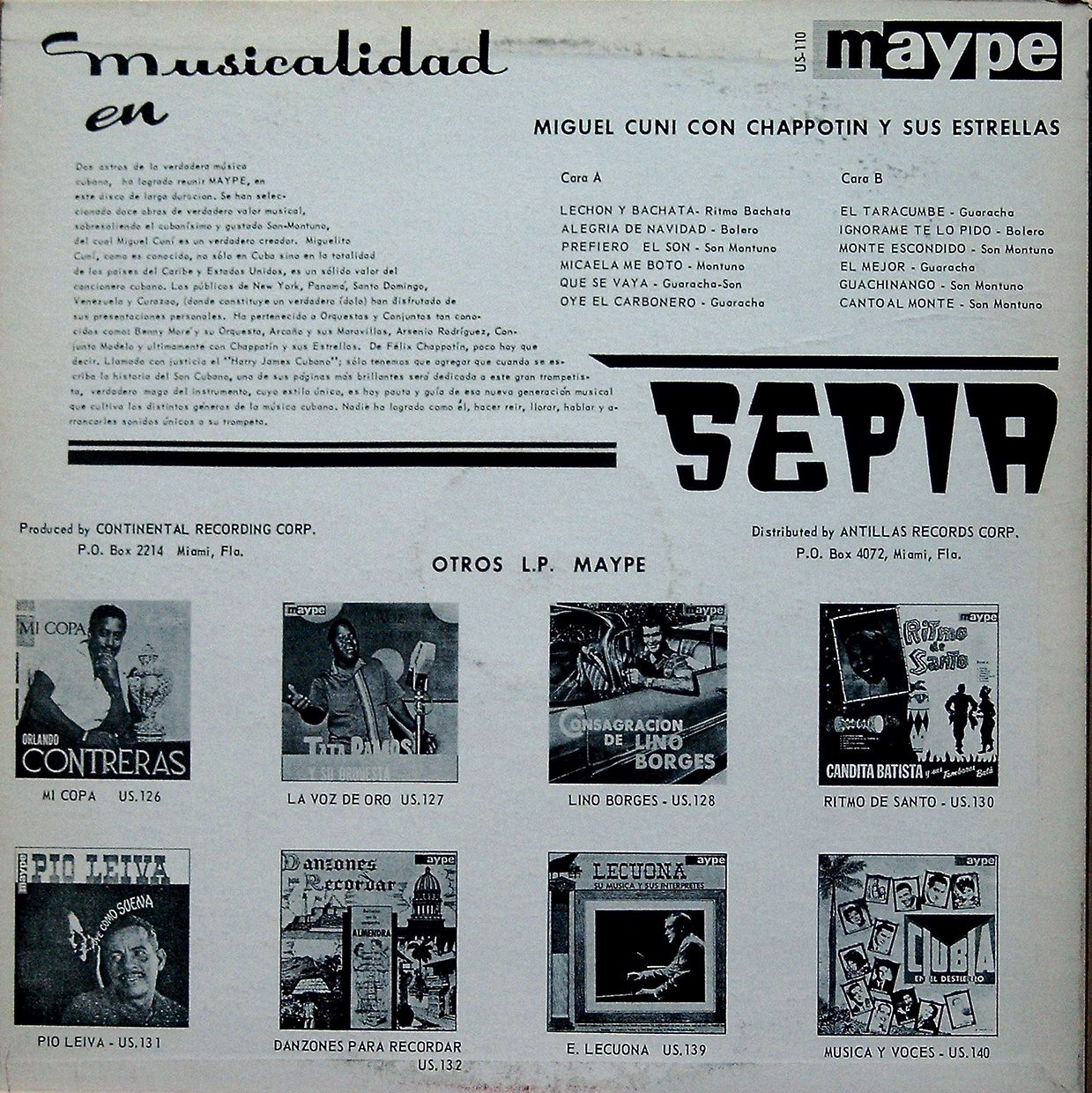 DESDE ECUADOR PAL MUNDO: CHAPOTIN Y SUS ESTRELLAS MUSICALIDAD EN SEPIA