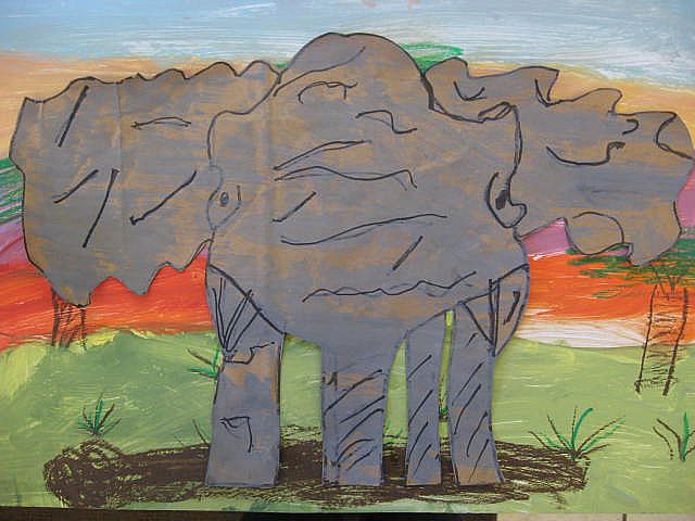 MaryMaking: Paper Bag African Elephants