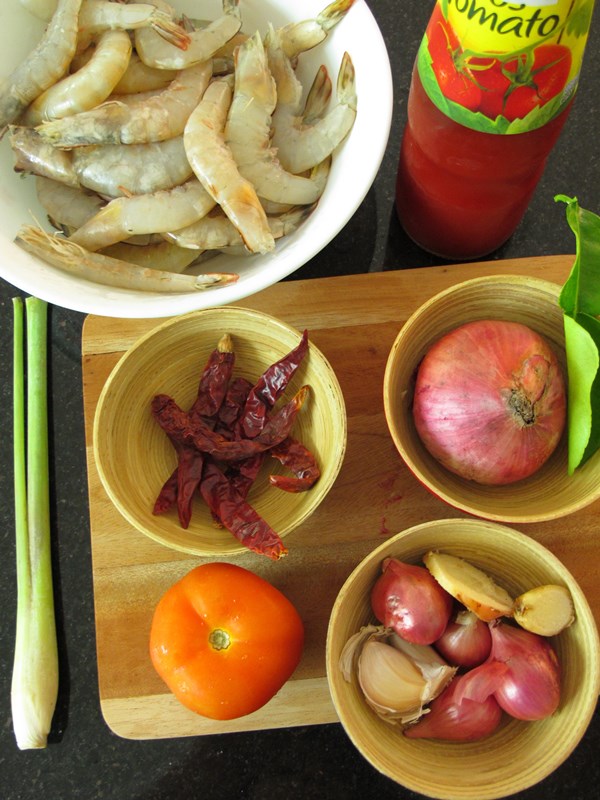 Nasi Lemak Lover: Udang Masak Merah 香辣红番茄虾