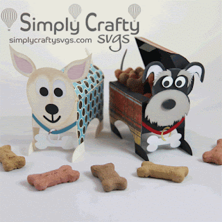 Crafting Quine: Terrier Pin Cushion using Simply Crafty SVGs Dog Box Set