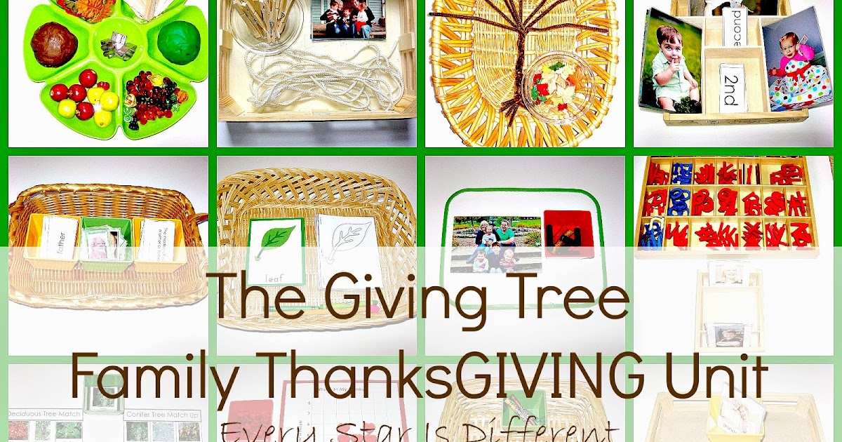 The Giving Tree Family ThanksGIVING Unit with Free Printables - Every ...