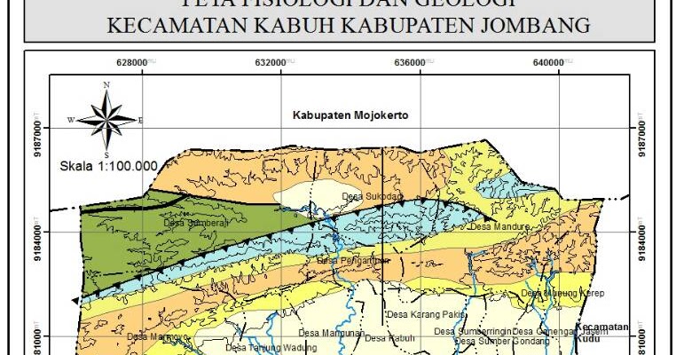 Geologi dan Fisiografis Kecamatan Kabuh Kabupaten Jombang