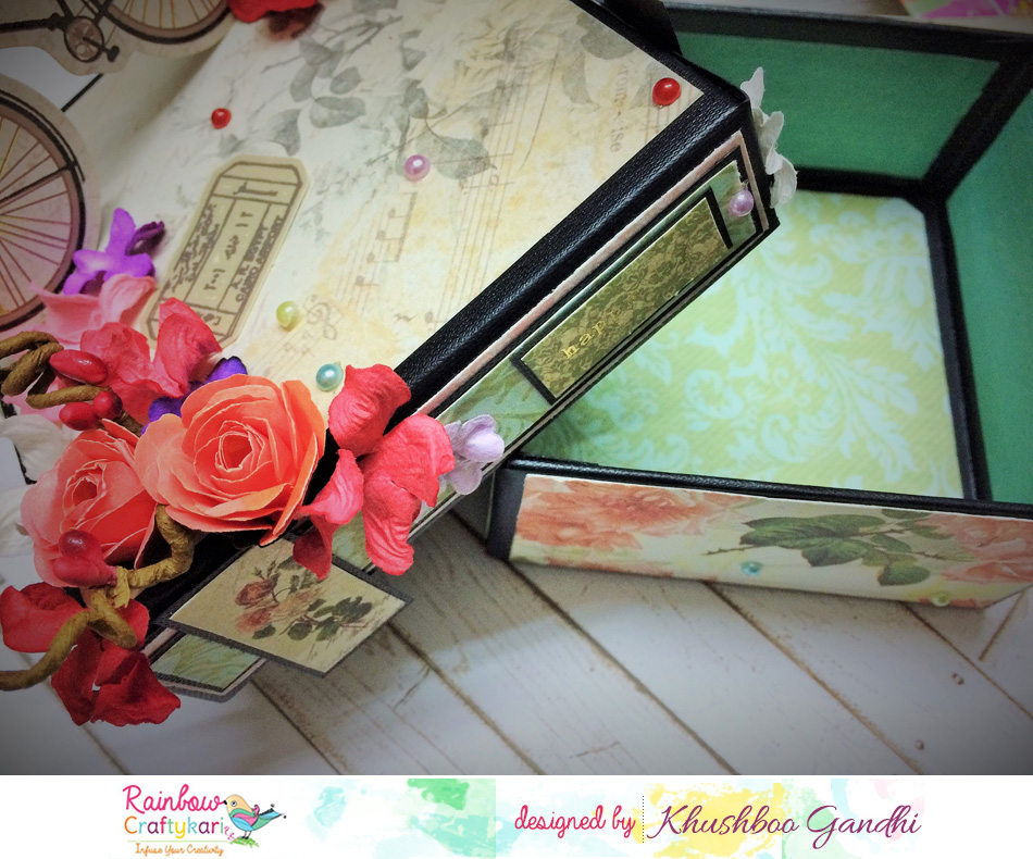 Welcome to Rainbow Craftykari Blog: Quick and Easy Chipboard Box ...