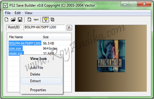 Genji's Blog: Download, Extract dan Convert PS2 Game Saves Dari Gamefaqs