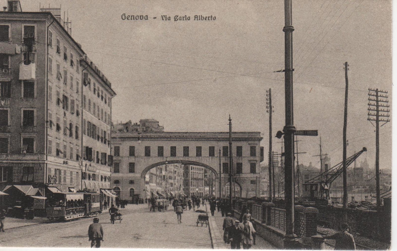 C'ERA UNA VOLTA GENOVA : Genova - Via Gramsci